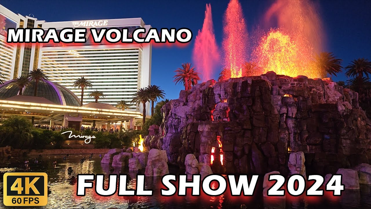 Mirage Volcano Eruption - Full Show - YouTube