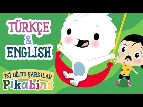 Bobo Oyun Parkında | Çift Dil Bilingual İngilizce | Playtime Song | Pikabins