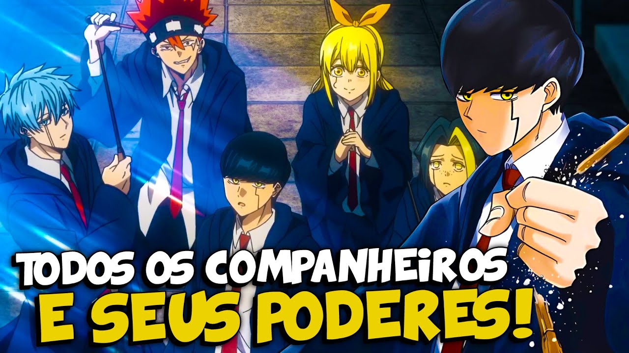 OS COMPANHEIROS DE MASH E SEUS PODERES EM MASHLE! - YouTube