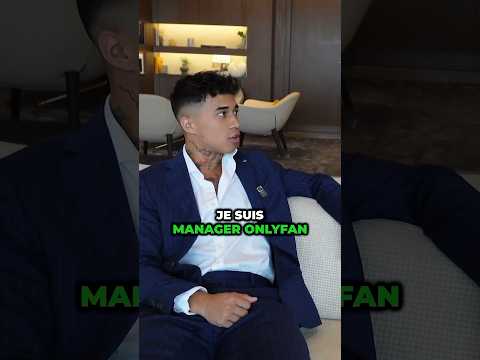 Il fait 110.000€/mois avec son agence OnlyFans !🤑 #argent #millionnaire #entrepreneur #loicbourget