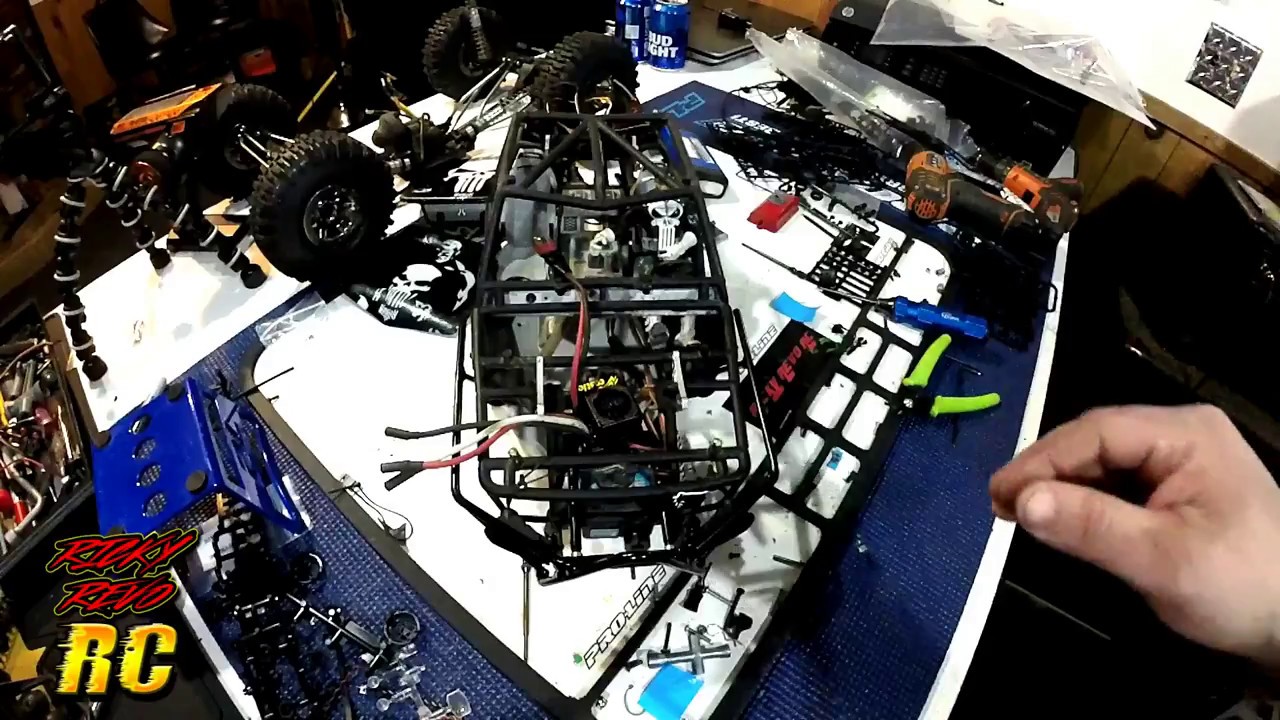 Axial Wraith Upgrades Yeti Light Buckets Custom Installed In The ...