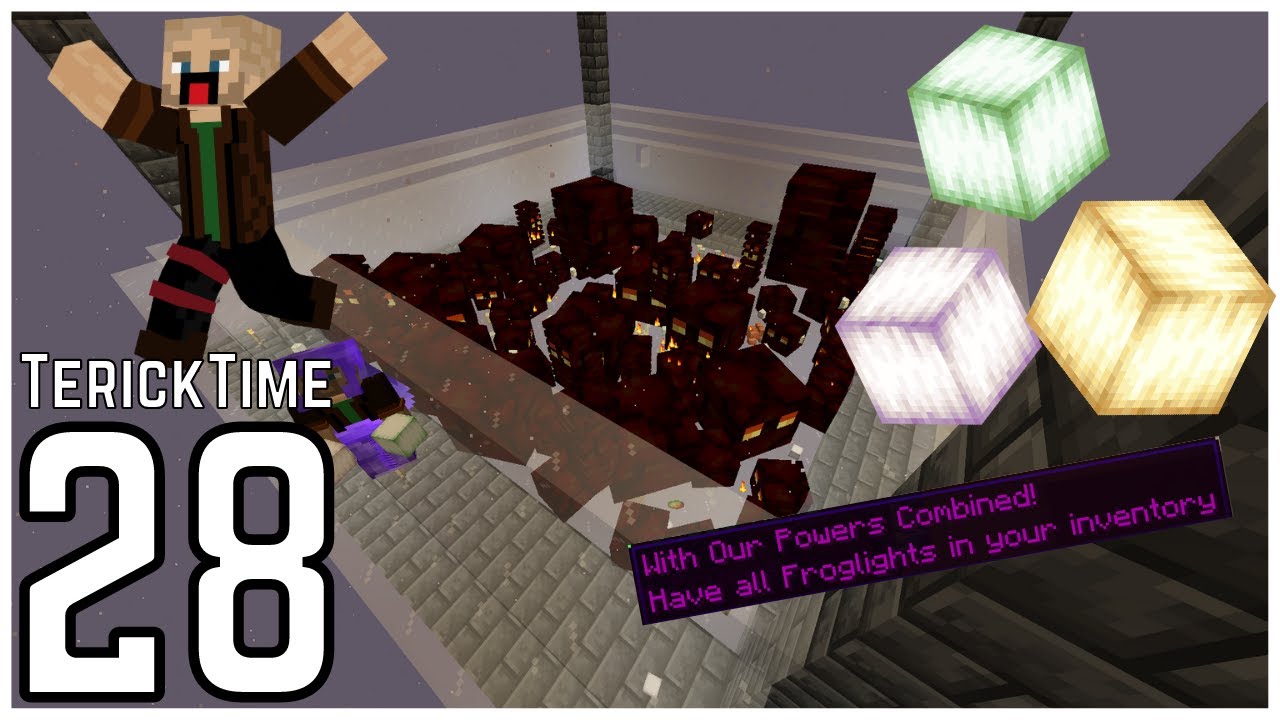 Frog Light Farm! - S03 Episode 28 Minecraft 1.19 Lets Play - YouTube