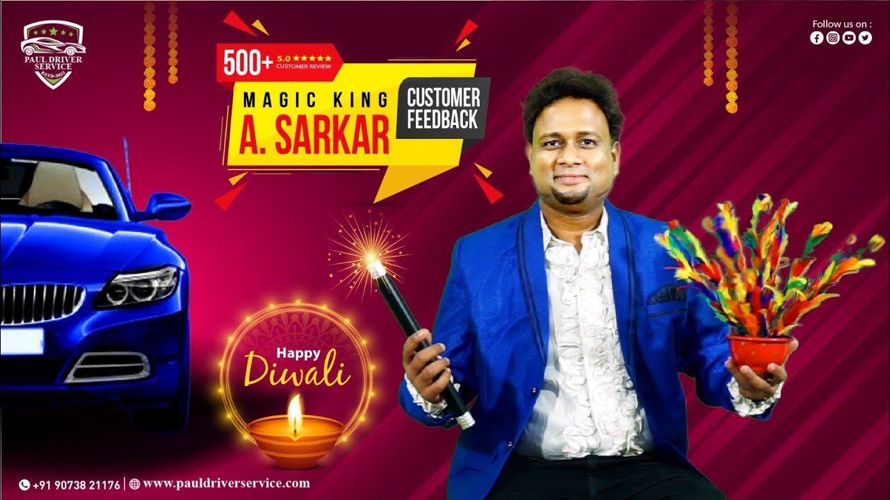 India's Famous Magic King👑Magician A.Sarkar Sir Feedback about our ...