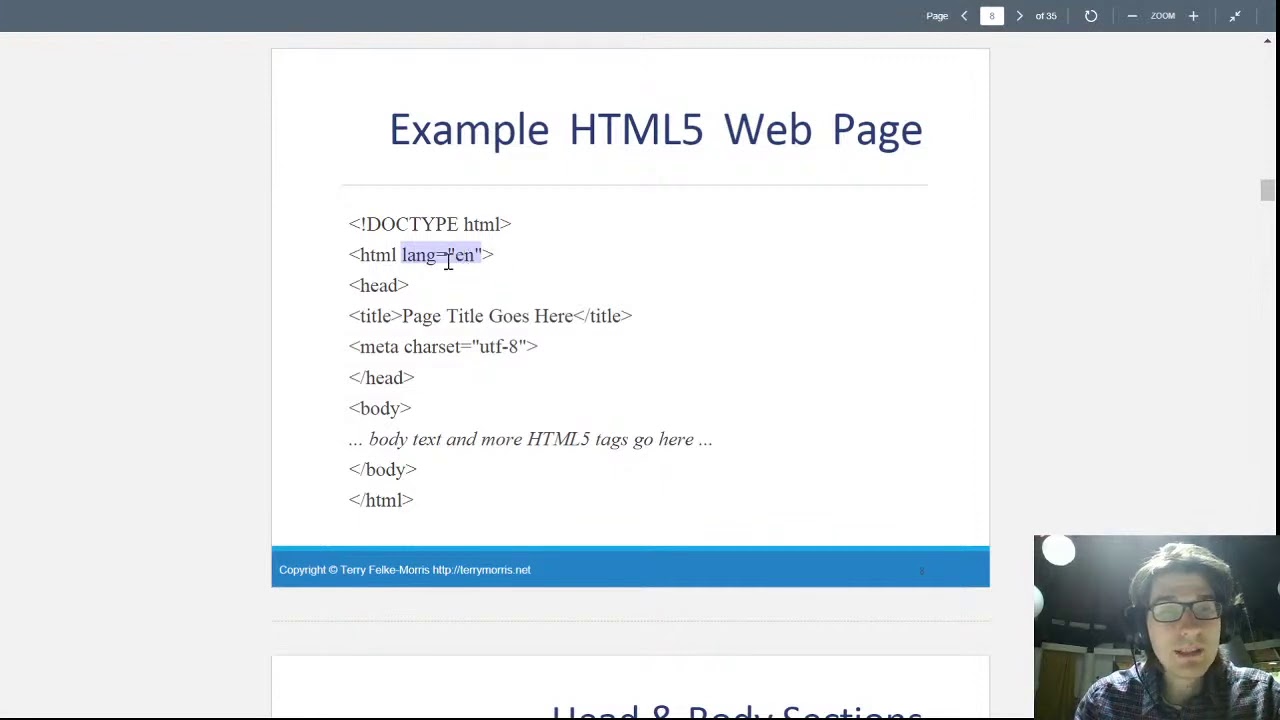 Copy of Intro Web Development - HTML Intro - YouTube