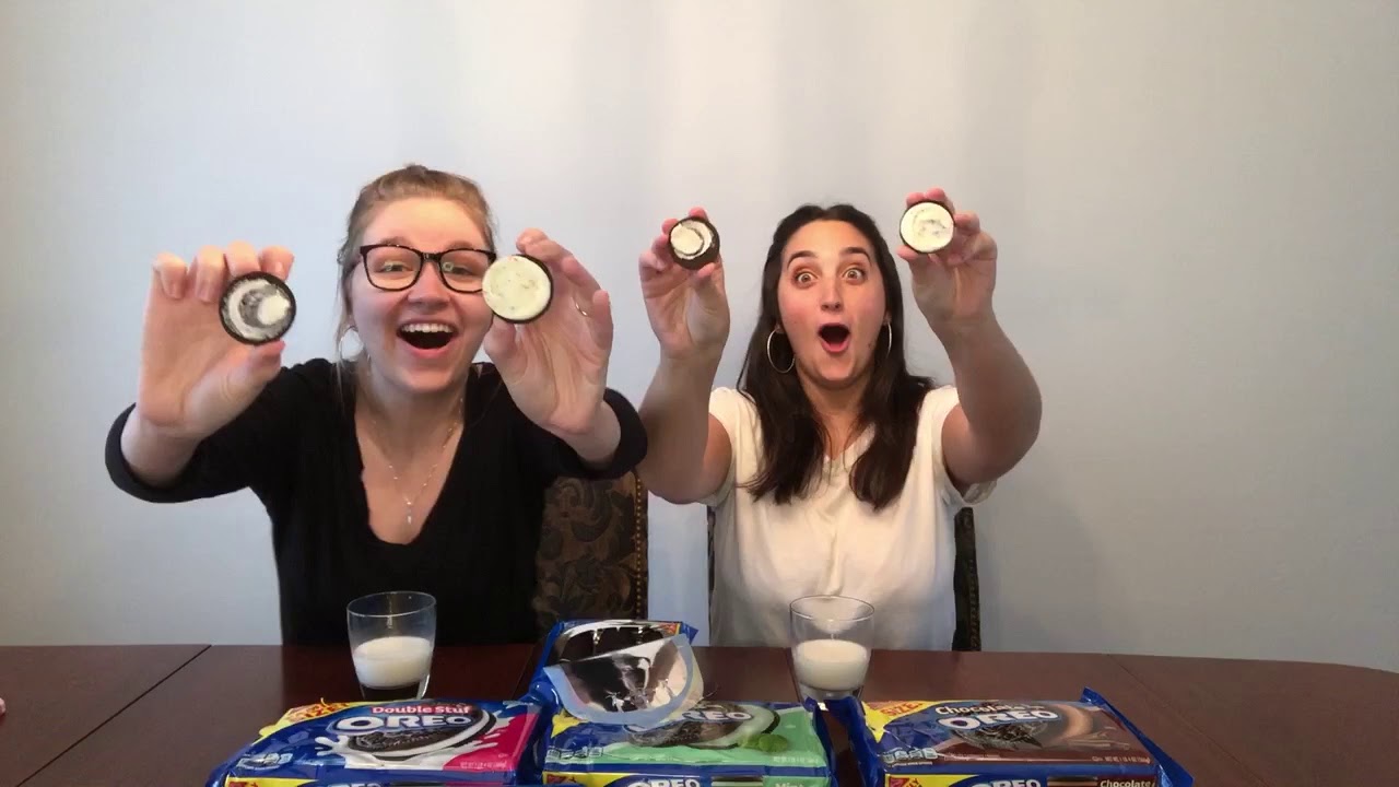 Izzy and Katie Rank Oreos - YouTube