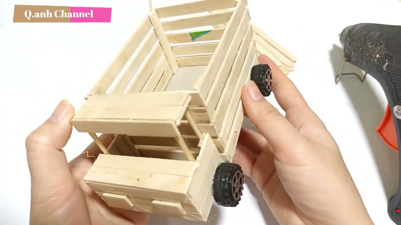2 MANUALIDADES (carro) con palitos de helado Faciles y Bonitas | DIY ...