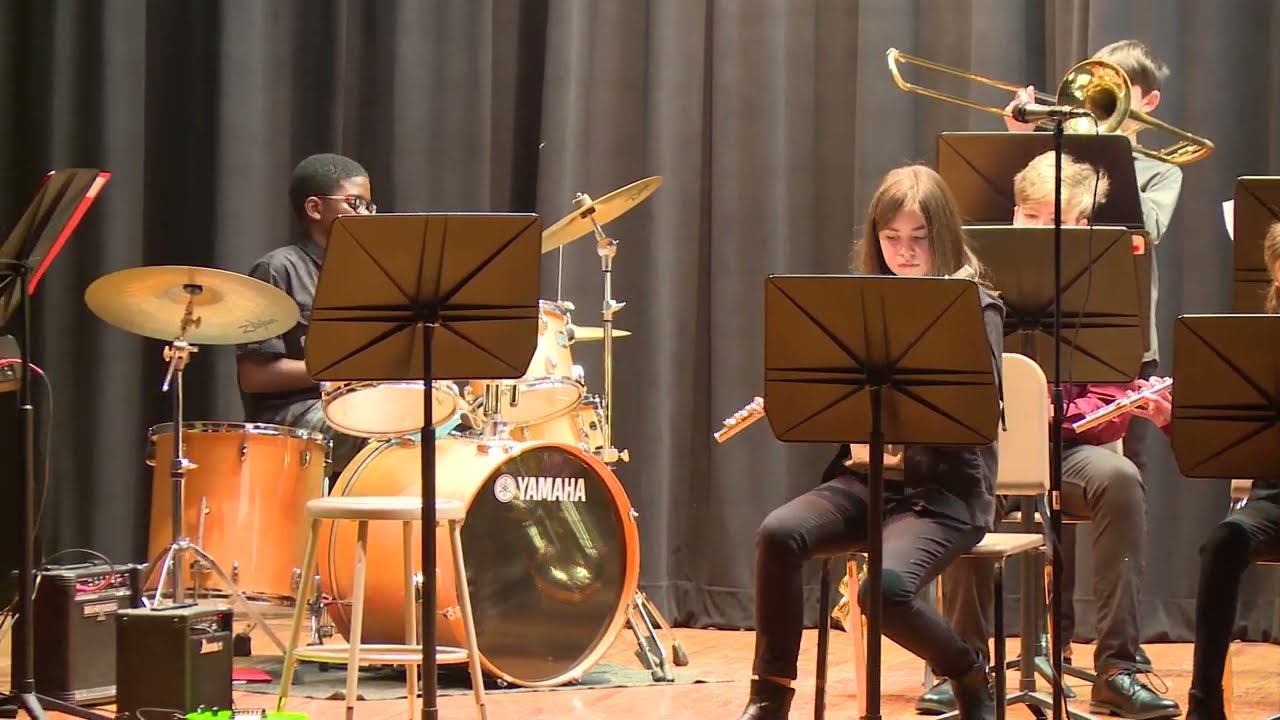 HTSD Grice Middle School JAZZ BAND & WIND ENSEMBLE Concert 4-2022 - YouTube