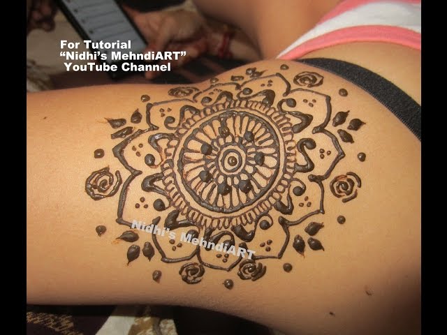 Shoulder Henna Ideas