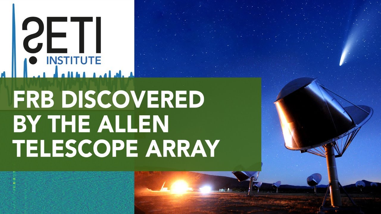 FRB Discovered by Allen Telescope Array - YouTube