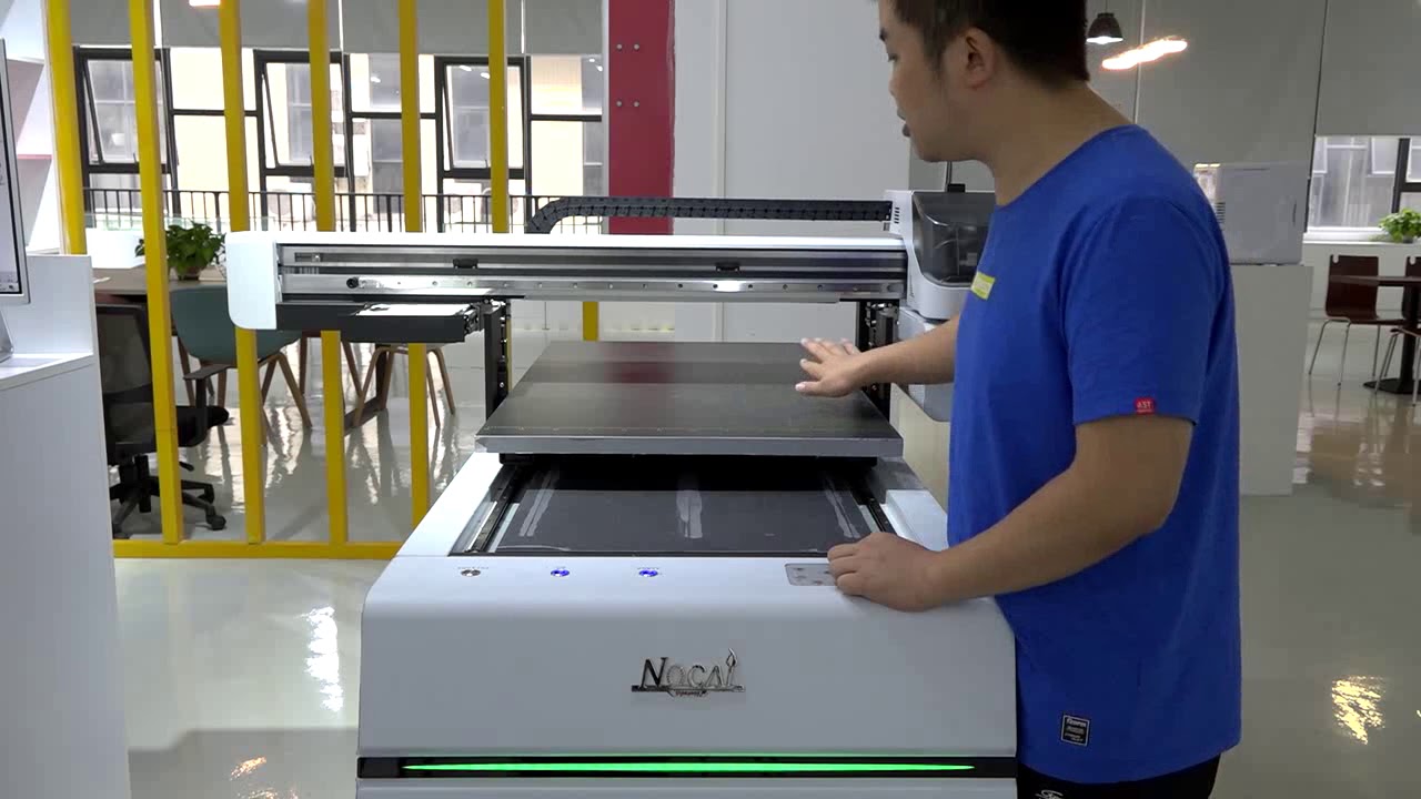 NC-UV0609PEIII 3 heads uv printer a1 size uv printing machine mug jig ...