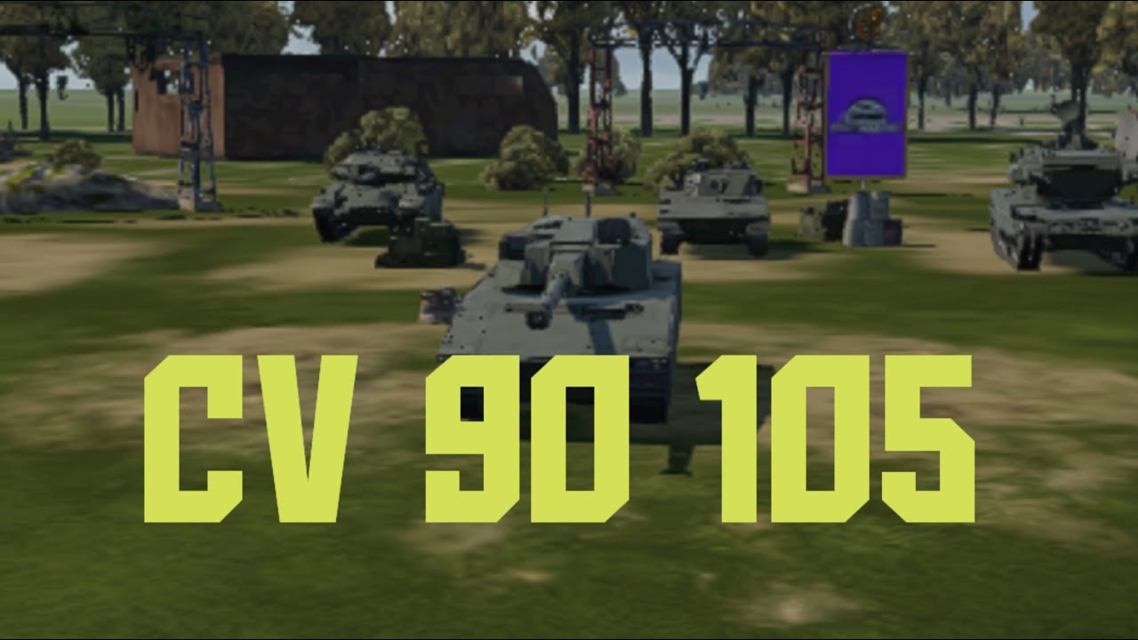 NEW CV 90 105 platoon review- War Thunder Mobile - YouTube