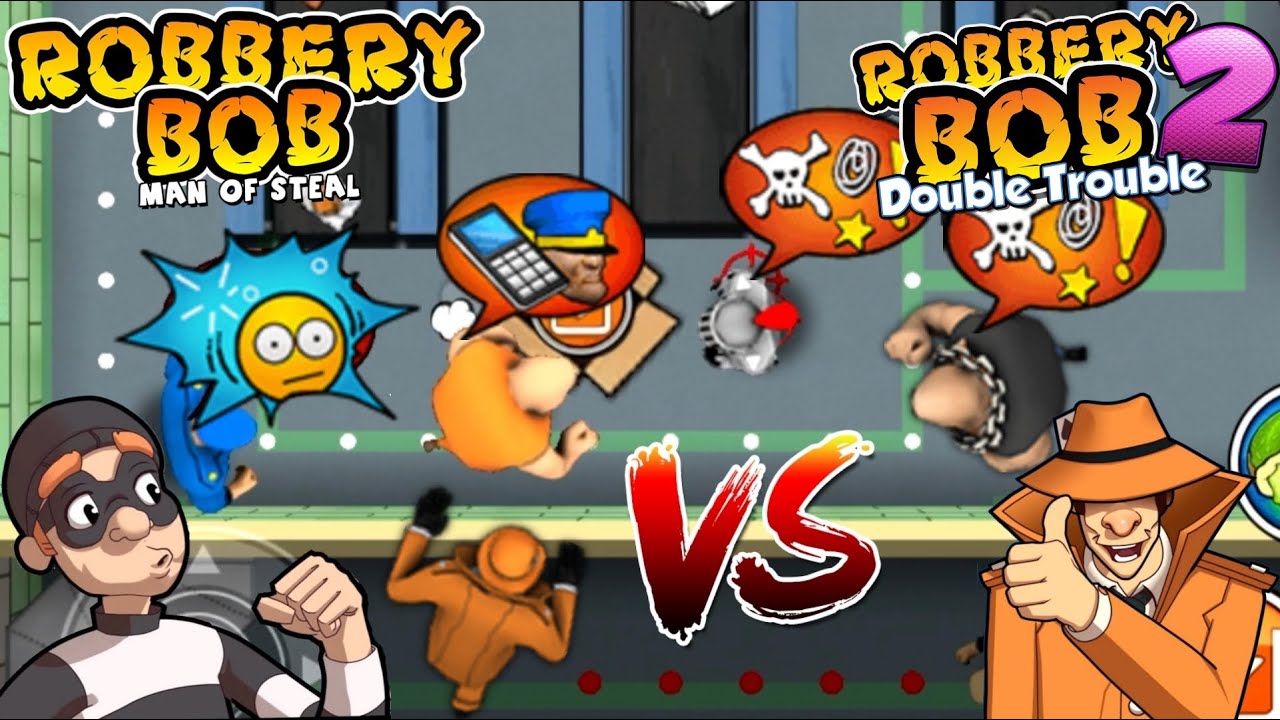 Robbery Bob - Prison vs Robbery Bob 2 Gameplay Walkthrough Ep 4 - YouTube