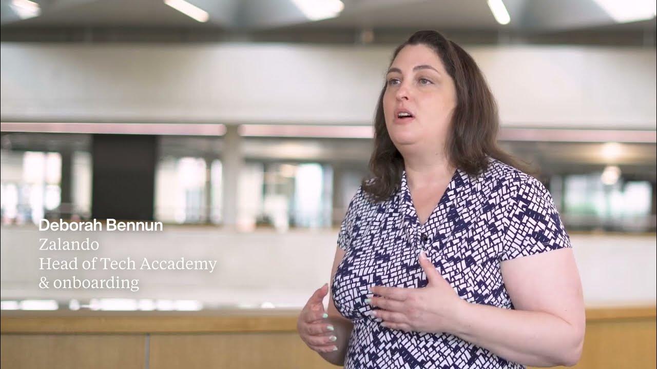 Women in Tech - re-skilling program with Deborah Ben-nun & Sarah Cordivano from Zalando - YouTube