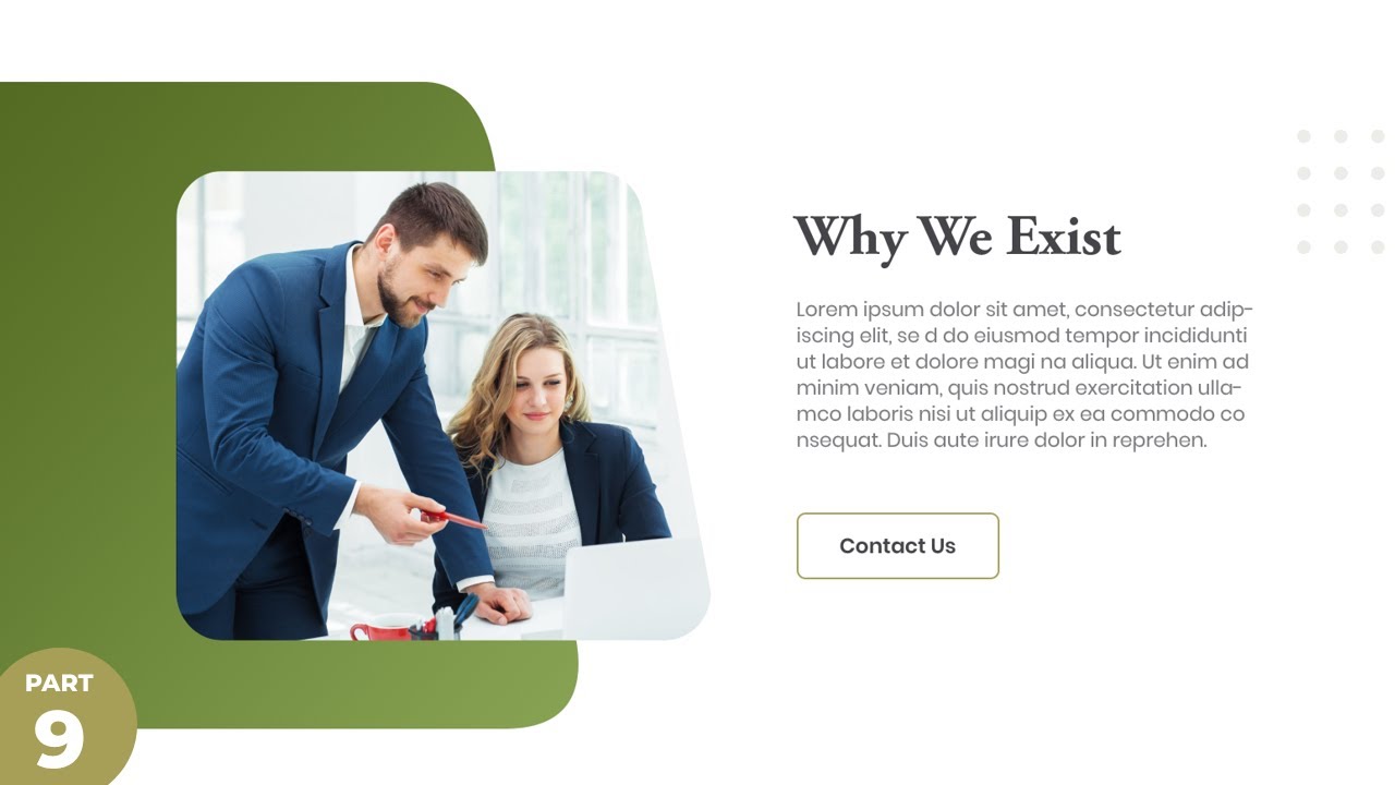 Why We Exist Section using HTML and CSS : How to Create a Website ...