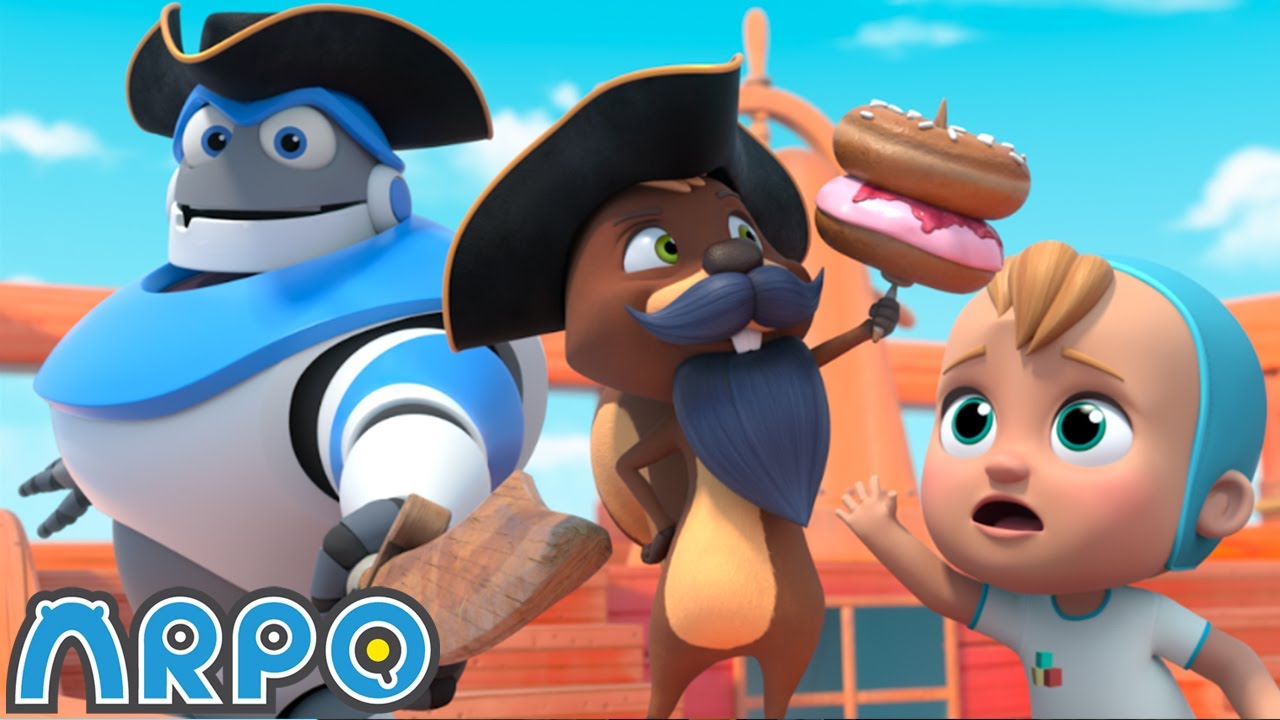 ARPO The Robot | ARPO The PIRATE!!! | NEW VIDEO | Funny Cartoons for ...