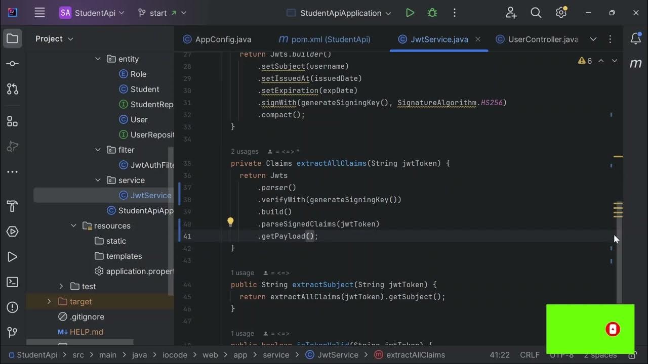Spring security & Jwt tutorial update - YouTube