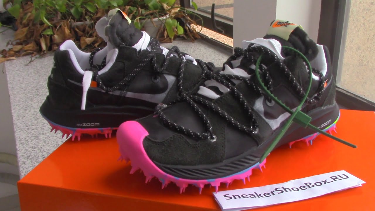 PK God Off white X zoom NK Terra Kiger balck pink from SneakerShoeBox ...