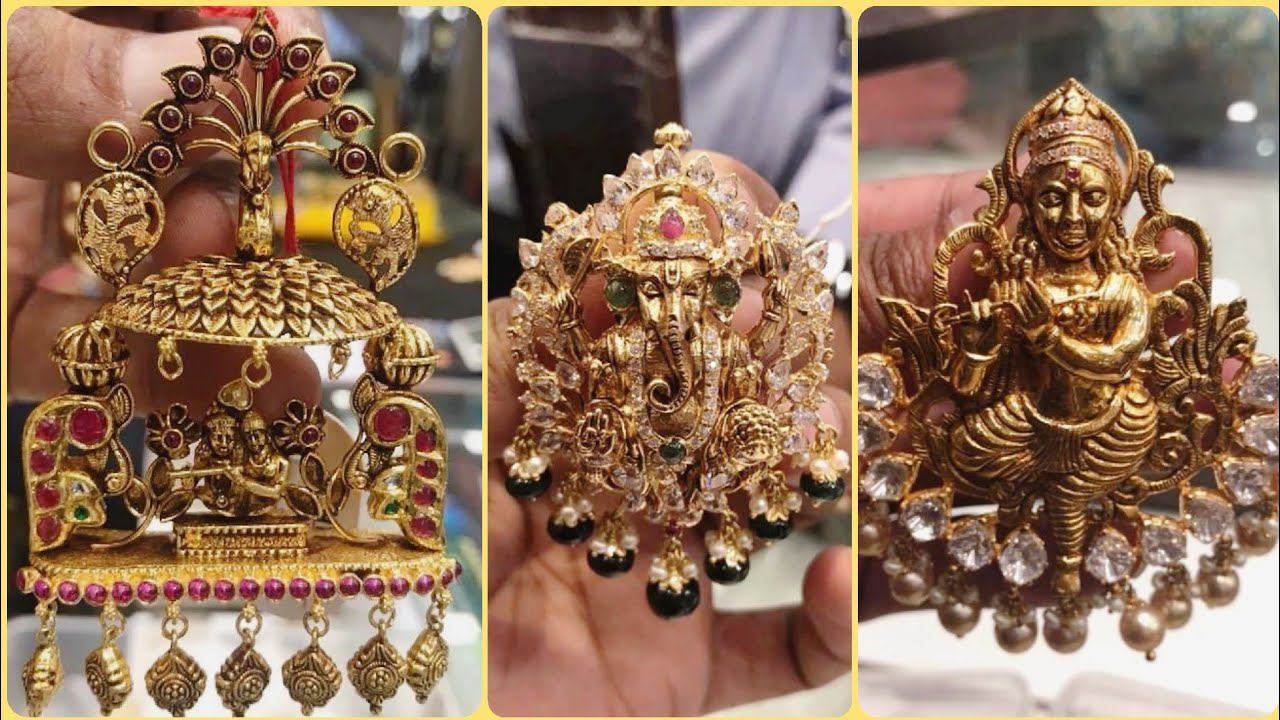 Latest gold goddess pendent designs | goddess pendent designs ideas ...