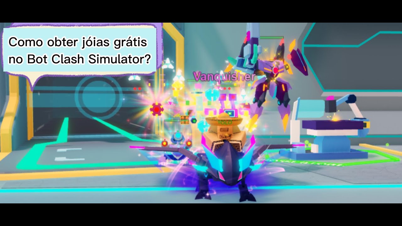 Como obter jóias grátis no Bot Clash Simulator - YouTube