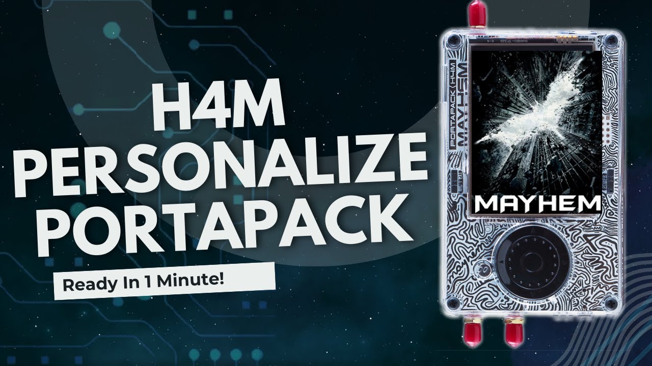 Change Your PortaPack H4M Splash Screen in a Minute - YouTube