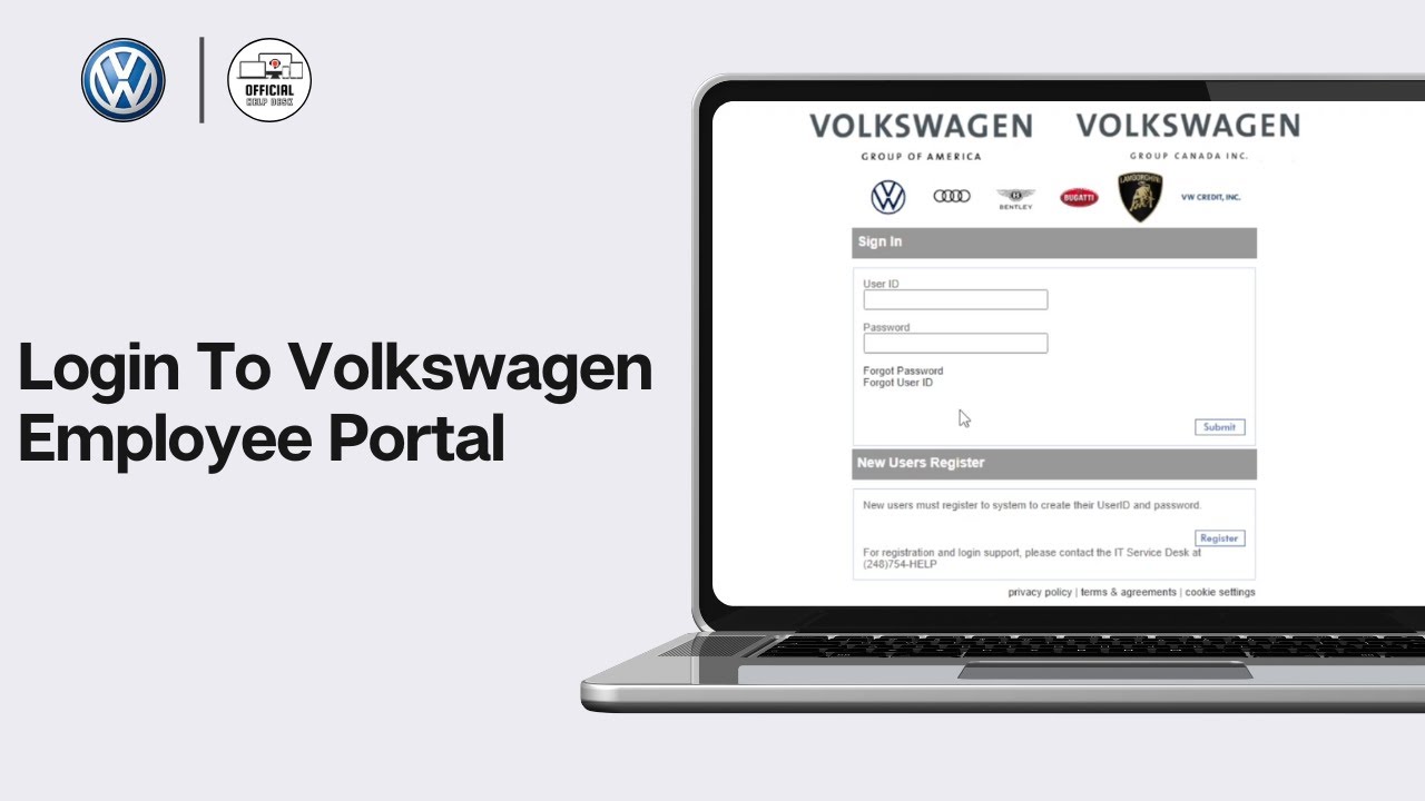 How To Login To Volkswagen Employee Portal (2024) - YouTube
