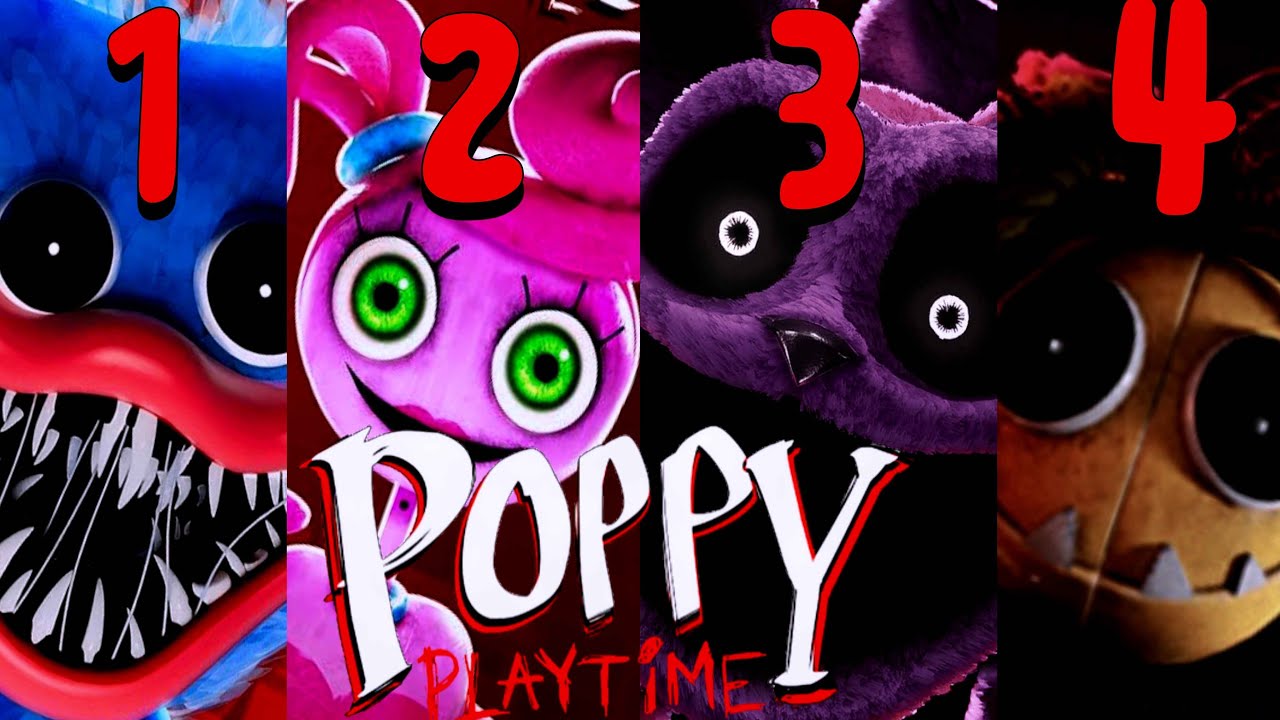 🔴PLAYING ALL 4 CHAPTERS!! | Poppy's Playtime | First Playthrough😱🔴 ...