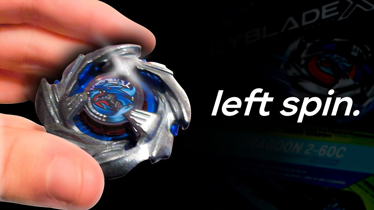 LEFT SPIN IN BEYBLADE X! Cobalt Dragoon Deluxe Left-Spin String ...