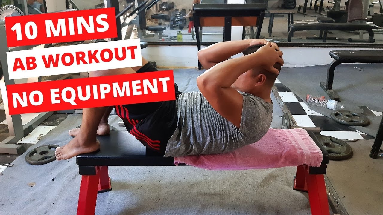 10 MIN AB WORKOUT (NO EQUIPMENT BODYWEIGHT WORKOUT) - YouTube