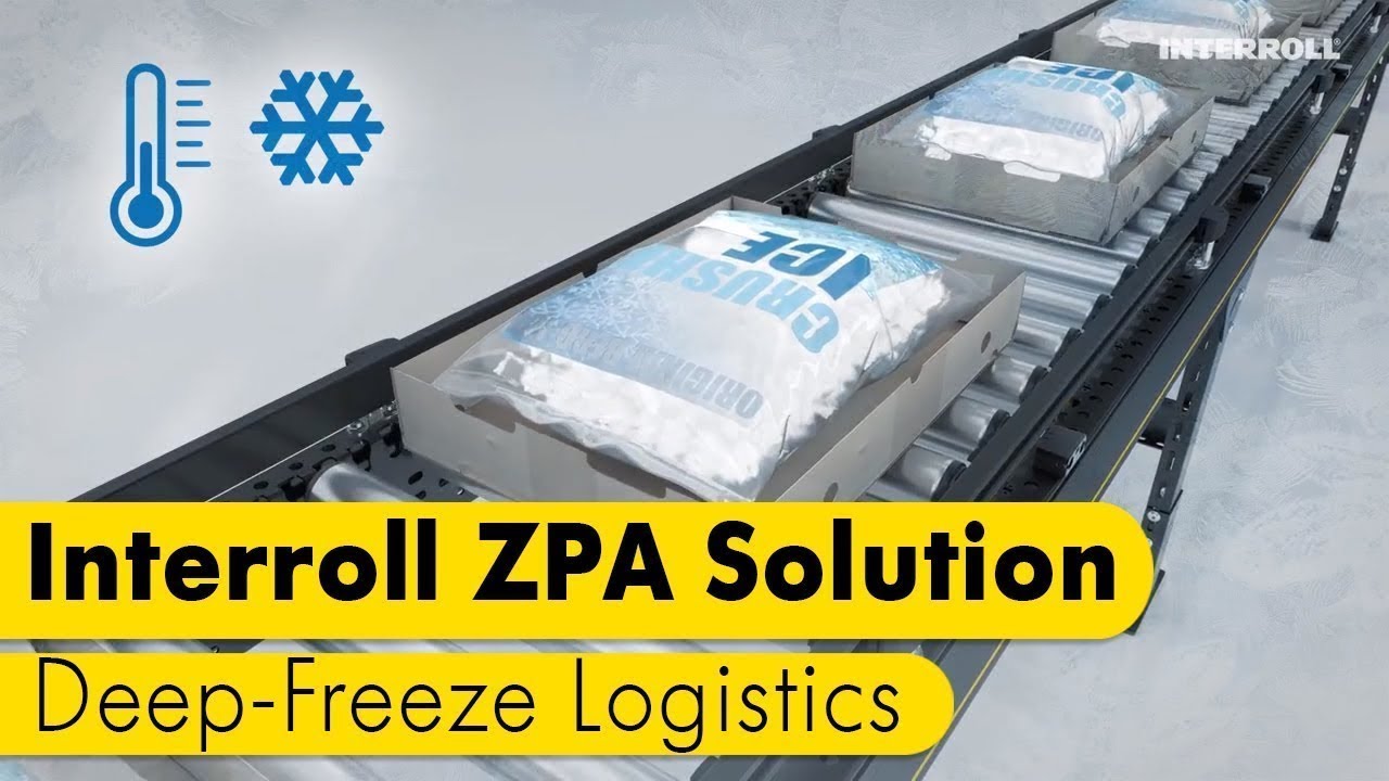 Interroll ZPA Solution for Deep Freeze Environment - YouTube