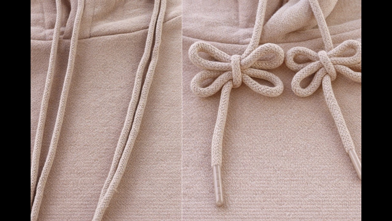 Miss Mo DIY: How to Tie a Hoodie knot/Super Easy Hoodie drawstring ...