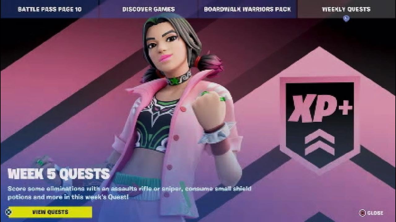 Complete Week 5 Weekly Quests - Fortnite Full Guide - YouTube