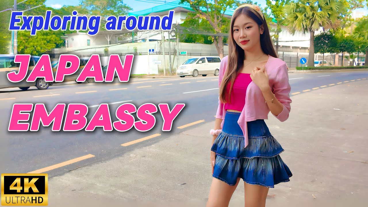 Japan Embassy area walk in Yangon, Myanmar. (Burma) - YouTube