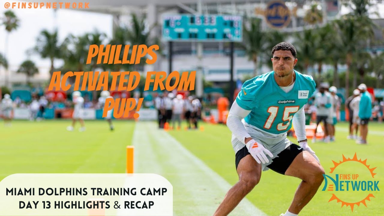 Miami Dolphins 2024 Training Camp Day 13 Highlights & Recap | Jaelan ...