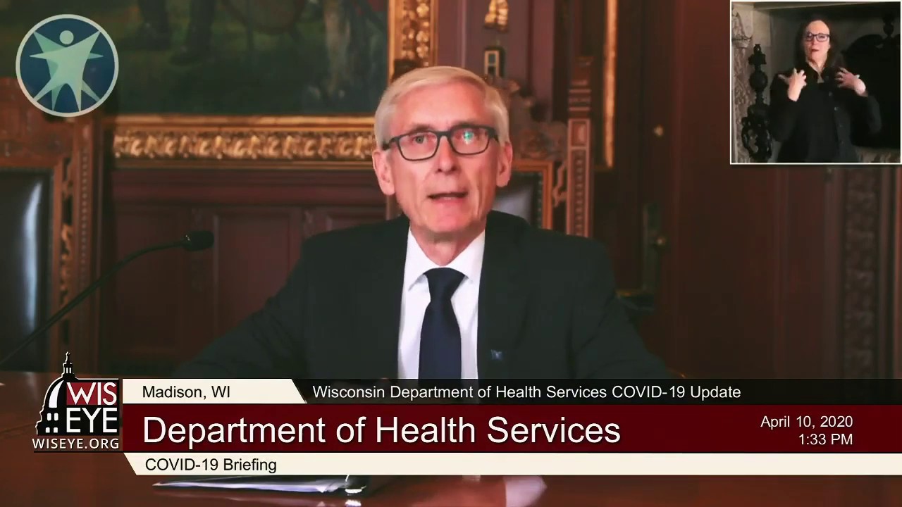 Wisconsin DHS Media Briefing on COVID-19 for April 10 - YouTube