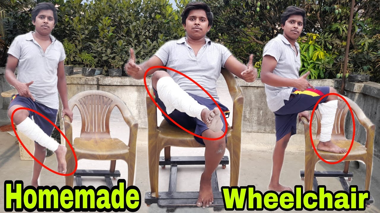 How To Make A Wheelchair At Home - YouTube