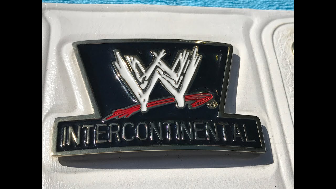 WWE Scratch Logo Cast Intercontinental Replica Belt Releathered - YouTube
