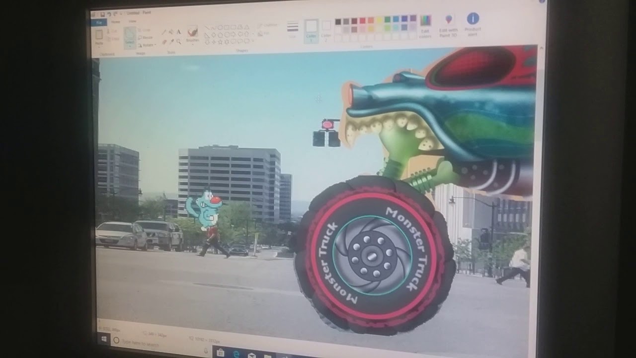 Oggy And the Cockroaches (GBA) Boss: Giant Evil Monster Truck - YouTube