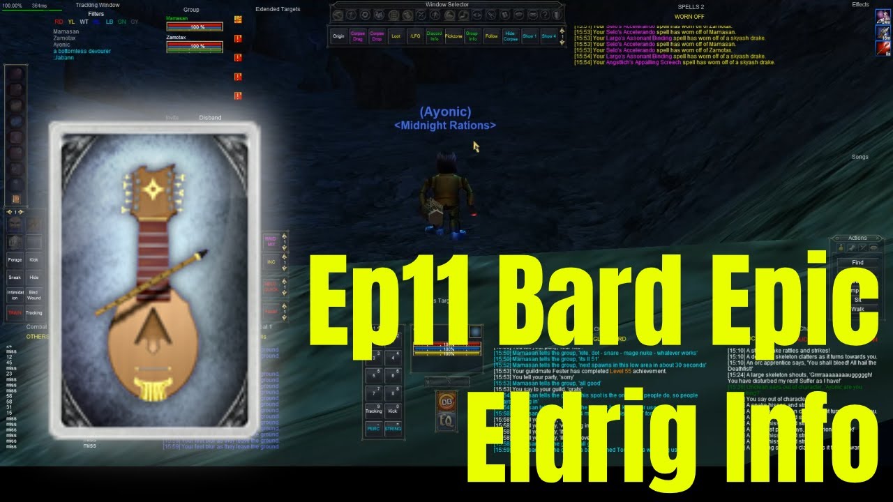 Ep11/21 Bard Epic Chromodrac Gut (Skyfire) (Everquest TLP) - YouTube