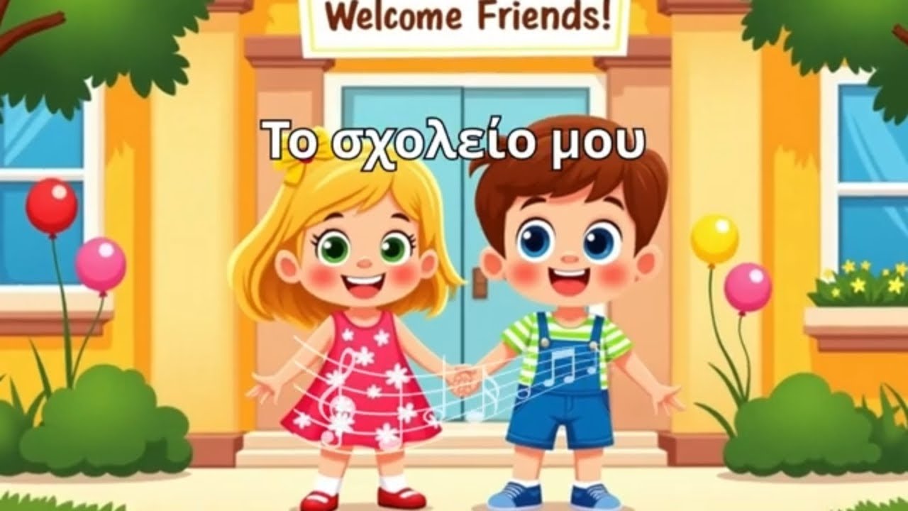 Μια Μέρα στο Χαρούμενο Σχολείο μας! - Παιδικό Τραγούδι - YouTube
