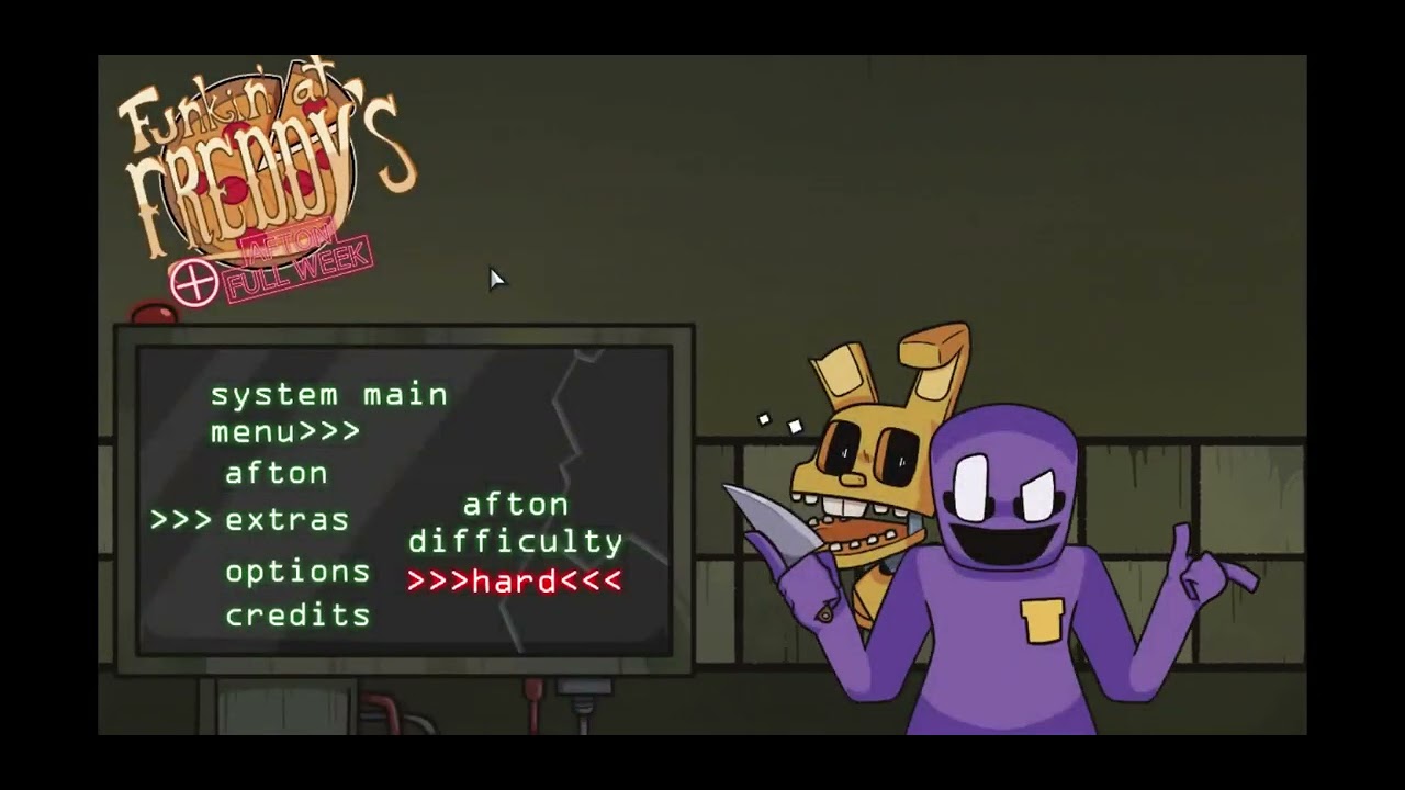 Fnf Afton week Not entire week - YouTube