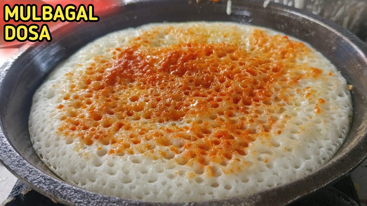 Famous Mulbagal Dosa Recipe Telugu | Spongy And Crispy Dosa 🤤 Making ...