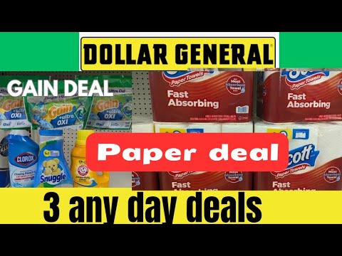 Dollar General any day deals / Great paper deal you can do now - YouTube