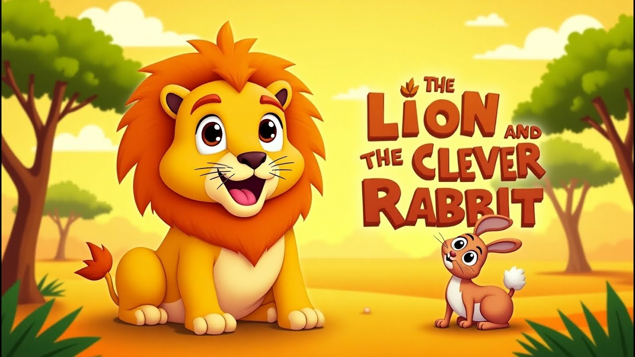 The Lion and the Clever Rabbit – A Fun & Moral Story for Kids ...