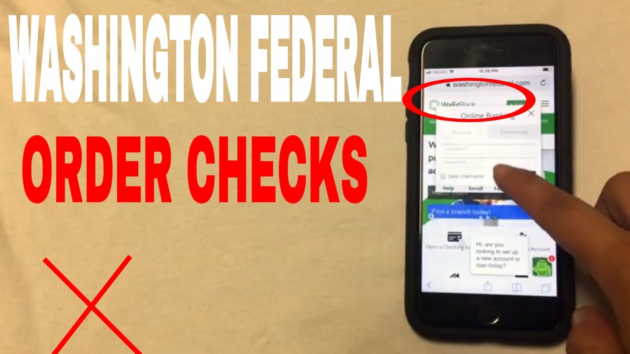 3 Ways To Order Washington Federal Replacement Checks 🔴 - YouTube