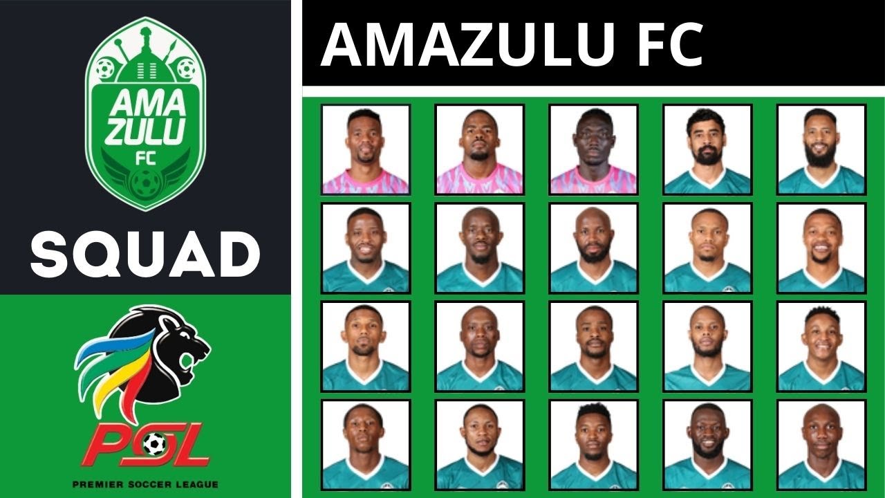 AMAZULU FC SQUAD UPDATE WITH TRANSFERS 2024/2025 - BETWAY PREMIERSHIP ...