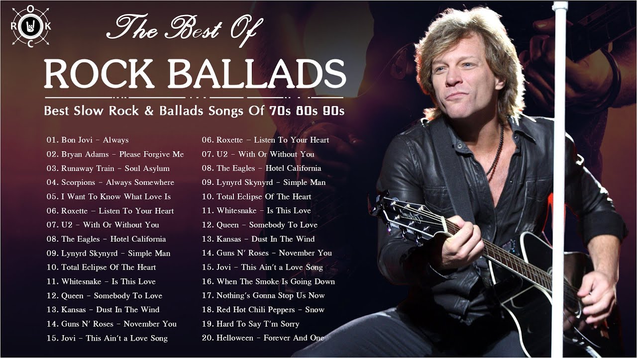 Great Best Slow Rock & Ballads Songs Of70s 80s 90s | Slow Rock ...