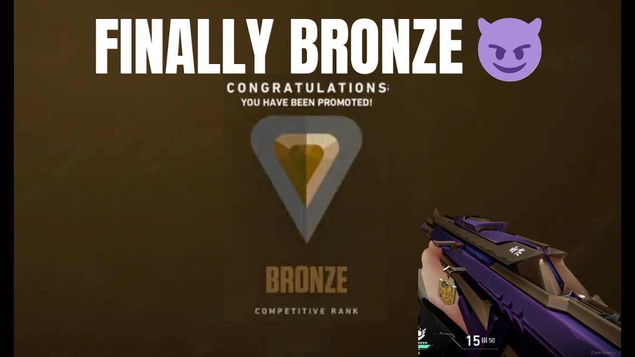 I FINALLY Escaped Iron 😭🔥 | Iron to Bronze Rank Up | VALORANT Highlight ...
