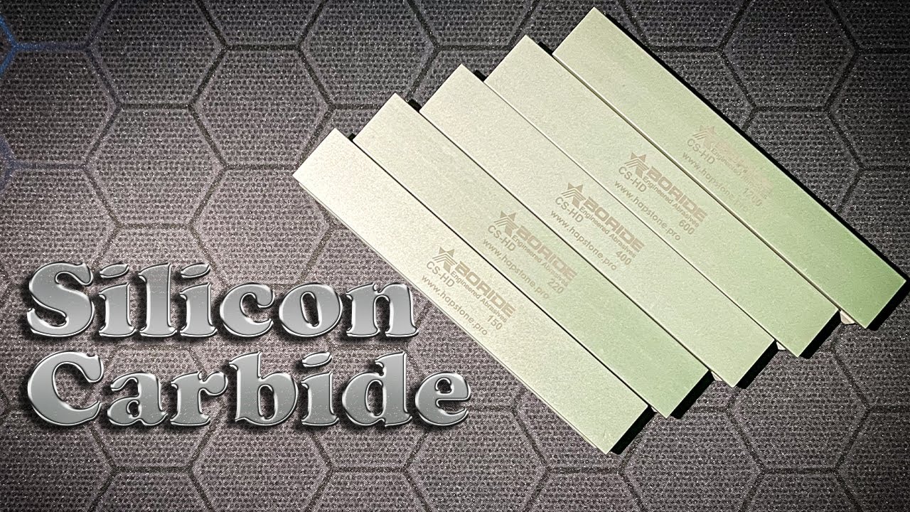 Silicon carbide sharpening stones in under 3 min #sharpening - YouTube