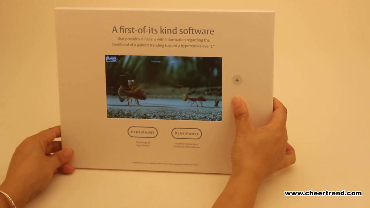 7 inch digital brochure with video with touch screen-www.cheertrend.com ...