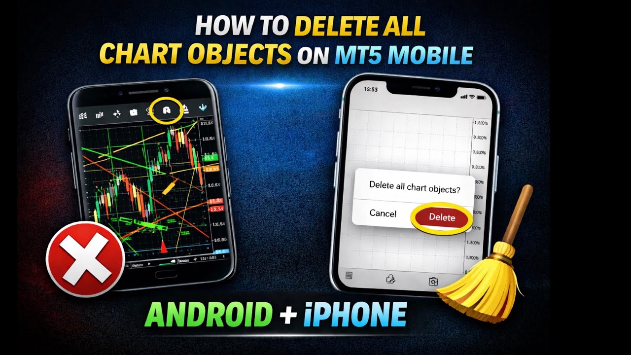 How to Delete All Chart Objects on MT5 Mobile (Android & iPhone) - YouTube